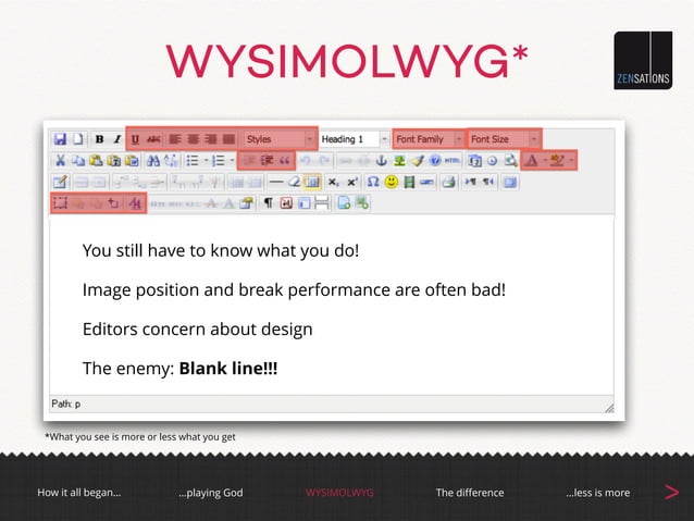 Markdown Vs Wysiwyg Stop Using The Web Like A Word Document Ppt 6019