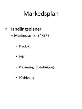 Markedsplan extended | PDF