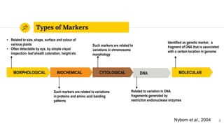 Marker and marker assisted breeding in flower crops | PPT
