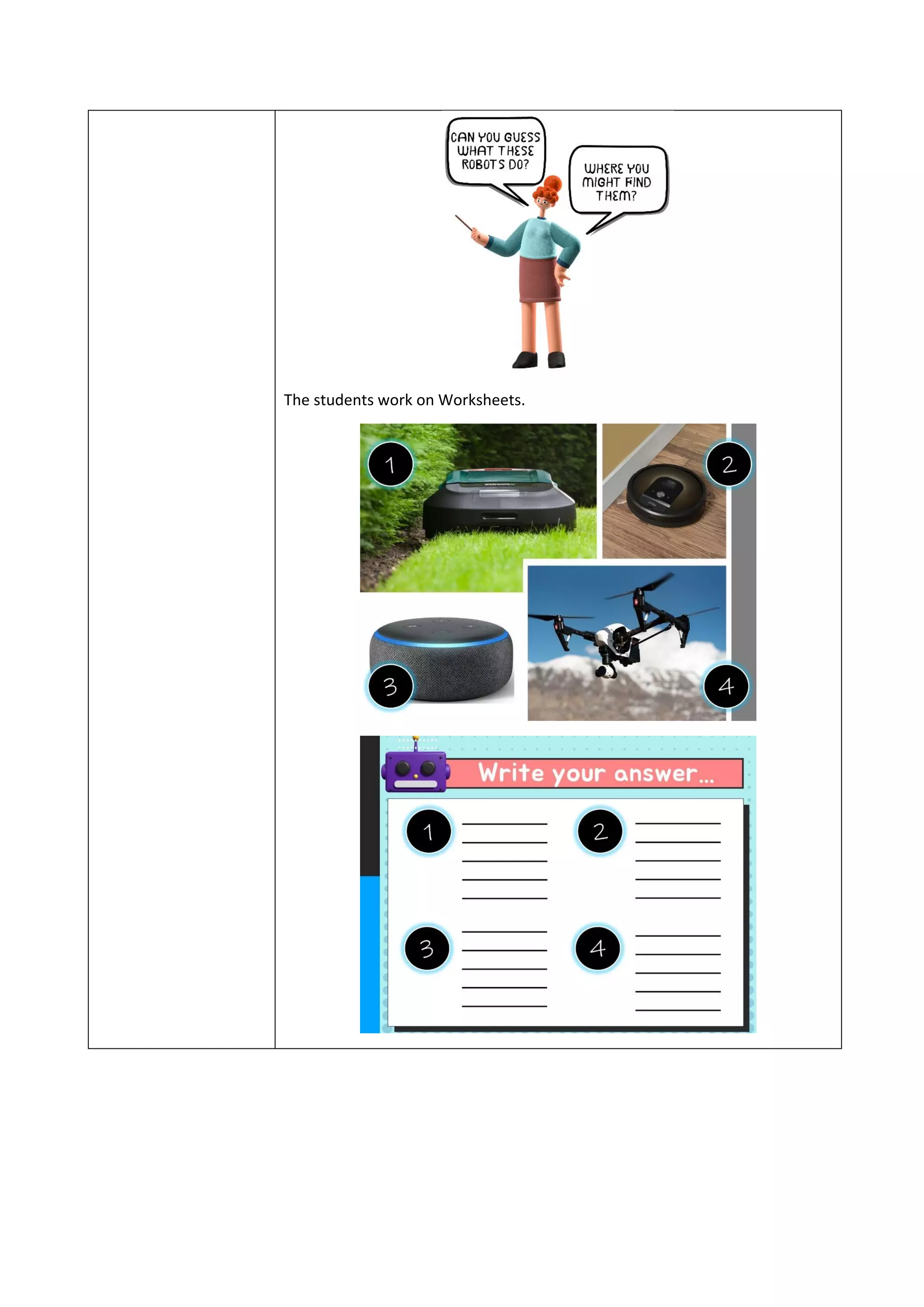Lesson Plan: "Robots are Everywhere!" | PDF