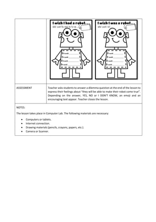 Lesson Plan: "Robots are Everywhere!" | PDF