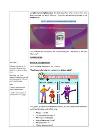 Lesson Plan: "Robots are Everywhere!" | PDF