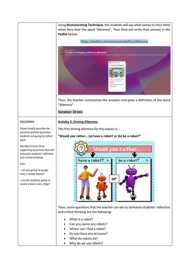 Lesson Plan: "Robots are Everywhere!" | PDF | Robotics | Technology & Computing