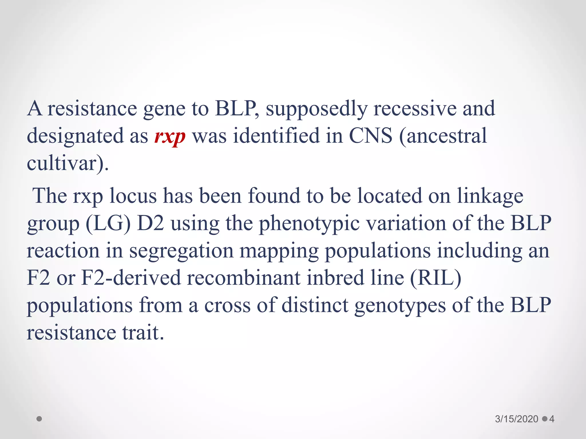 Marker assisted foreground & background selection in soybean | PPTX ...