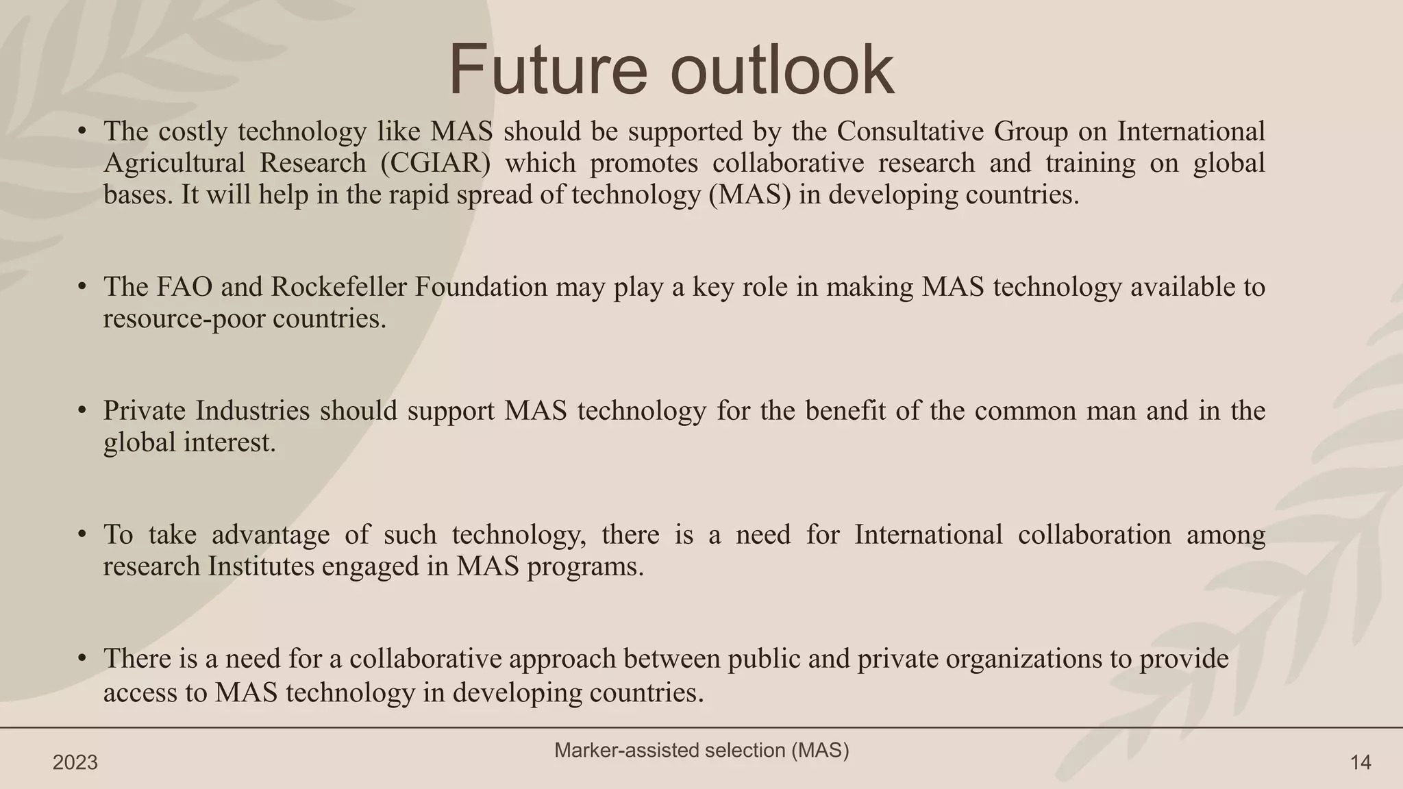 Marker-assisted selection (MAS) plant biotech 1.pptx
