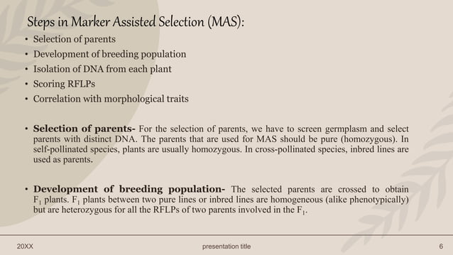 Marker-assisted selection (MAS) plant biotech 1.pptx