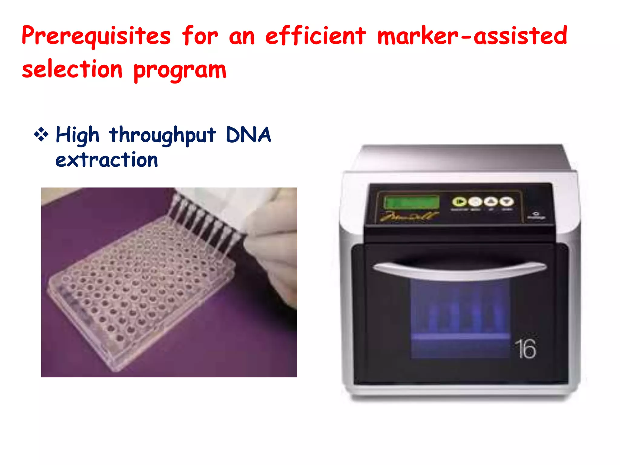 Marker assisted selection | PDF