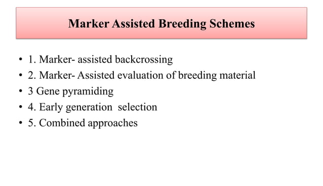Marker assisted selection( mas) and its application in plant breeding ...
