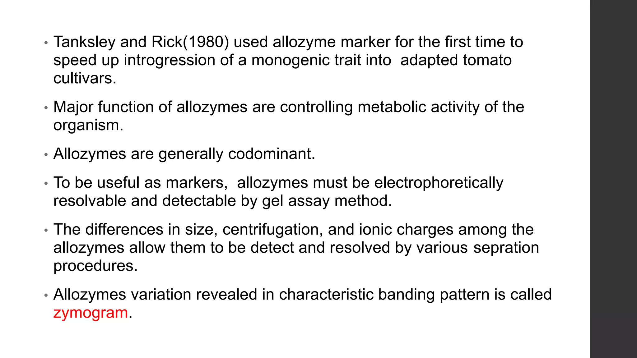 Morphological, Cytological and Biochemical Markers | PPTX