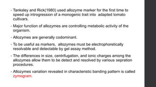 Morphological, Cytological and Biochemical Markers | PPTX