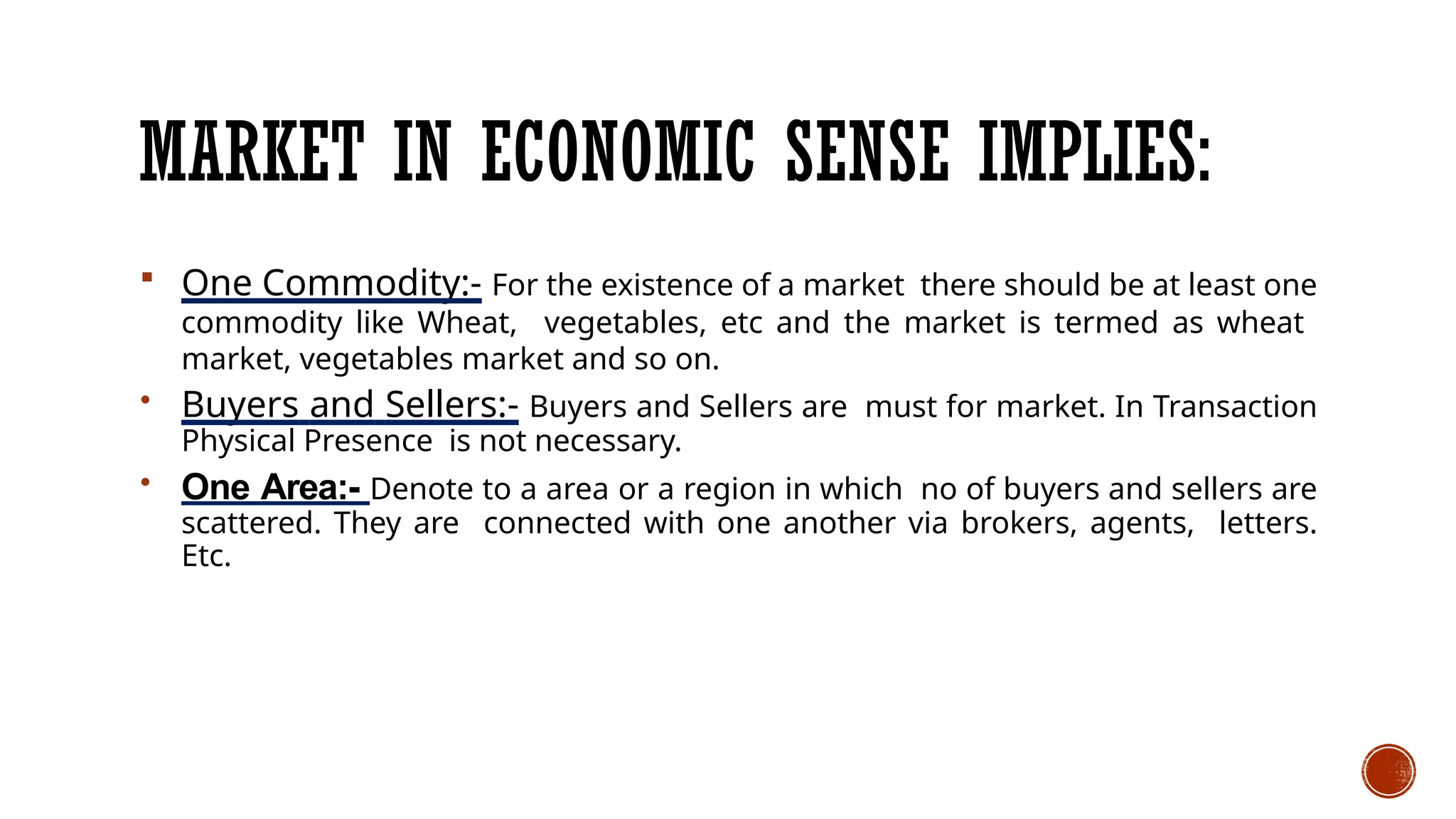 Market in economics terms in india: an overview.pptx | Commodities ...