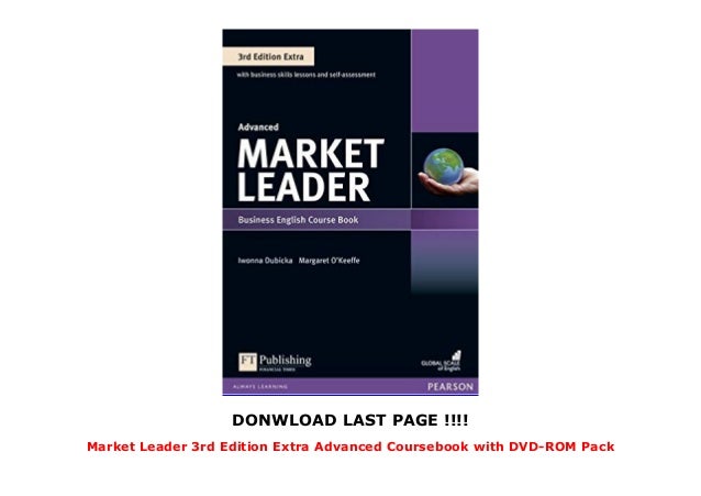 Market Leader 3rd Edition Extra Advanced Coursebook with DVD-ROM Pack