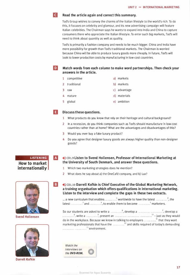 Market leader upper intermediate (3rd ed.) sb | PDF | Business Administration | Business