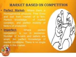 Classification of Market | PPTX