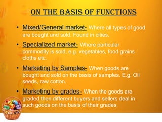 Classification of Market | PPTX