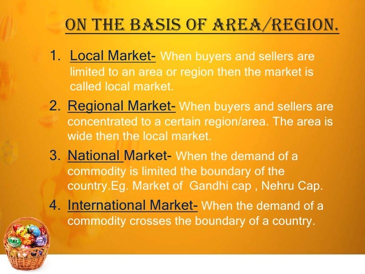 Classification of Market