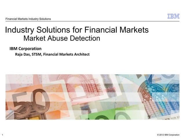Market Abuse Detection | PPT