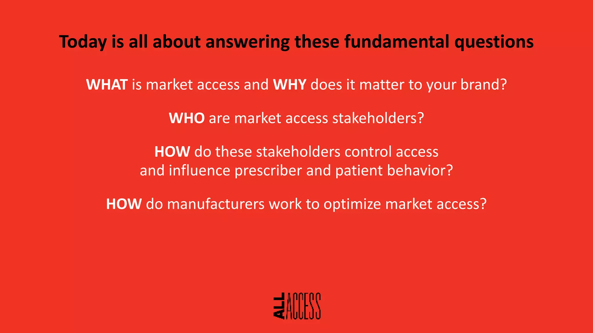 Market Access 101: Understanding The Basics – SQPSDH