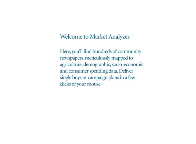 MARKET ANALYZER USER GUIDE | PPT