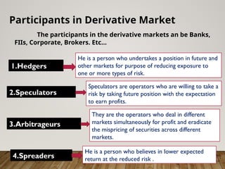 market and derivatives.share market pptx | PPTX