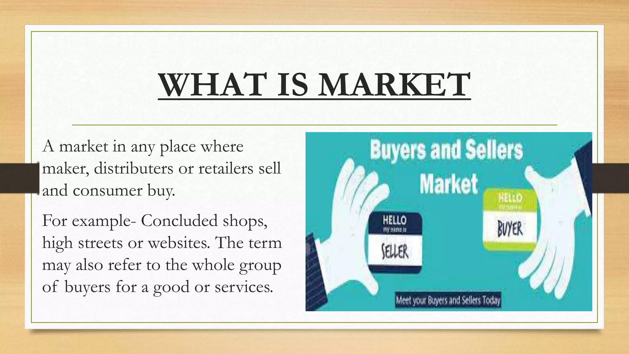market and its types.. | PPTX