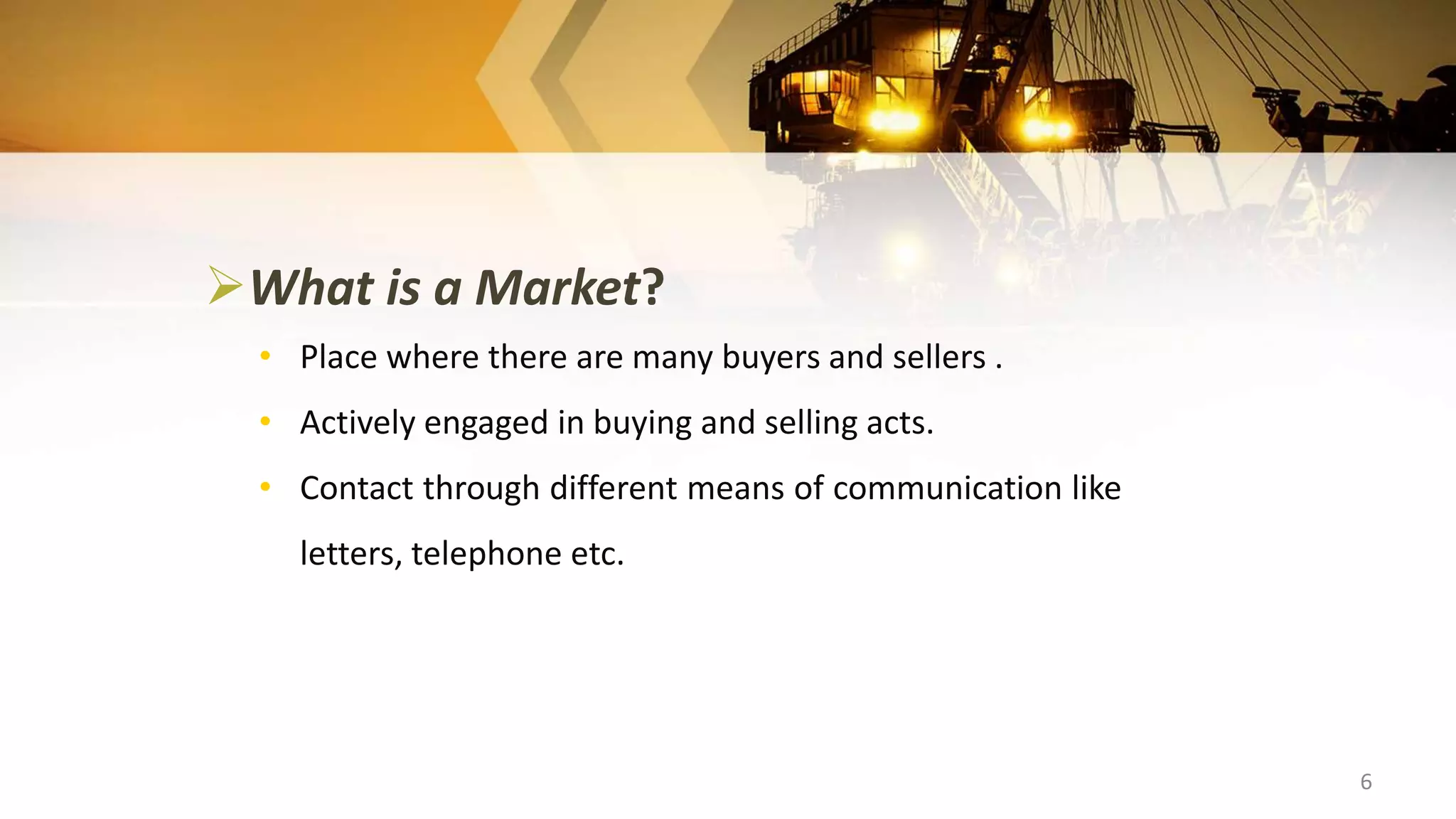 Market and market structure | PPT
