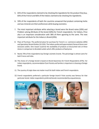 Value Proposition of beauty and cosmetic companies | PDF