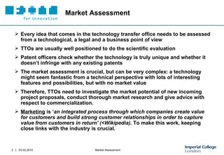 Market Assessment Final | PPT