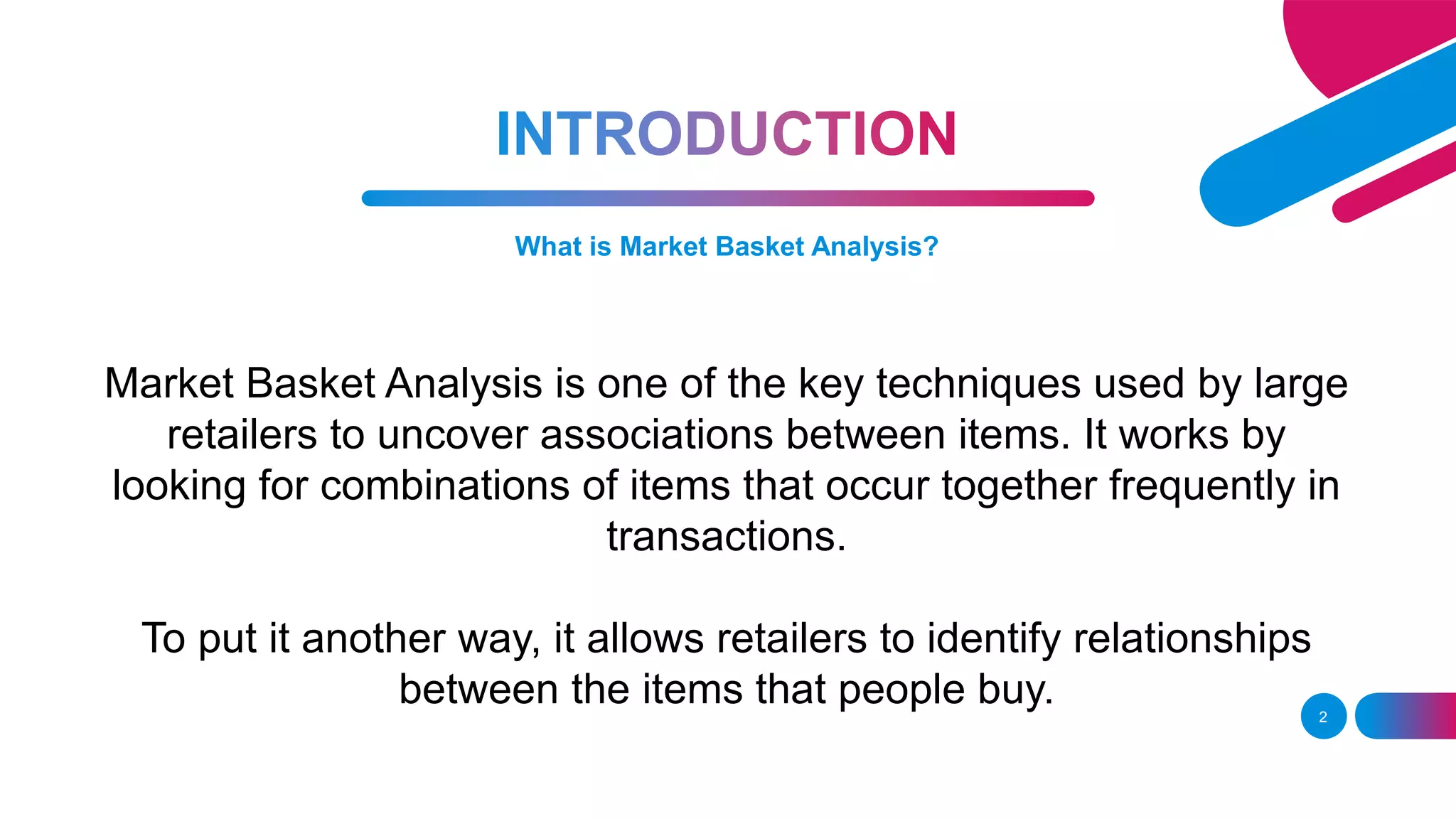 Market Basket Analysis | PPTX | Databases | Computer Software and ...