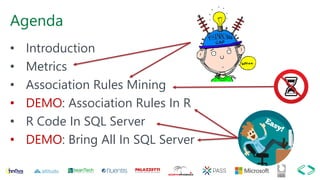 Market Basket Analysis in SQL Server Machine Learning Services | PDF