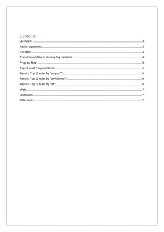 Market basket analysis using apriori algorithm on | PDF