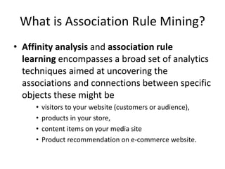 Market basketanalysis using r | PPTX