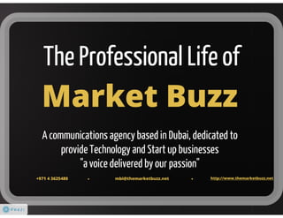Market buzz prezume | PDF
