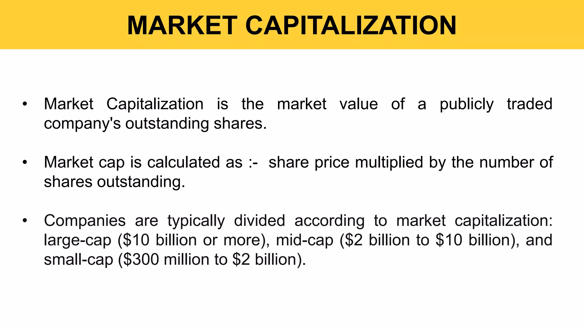 Market capitalization | PPTX