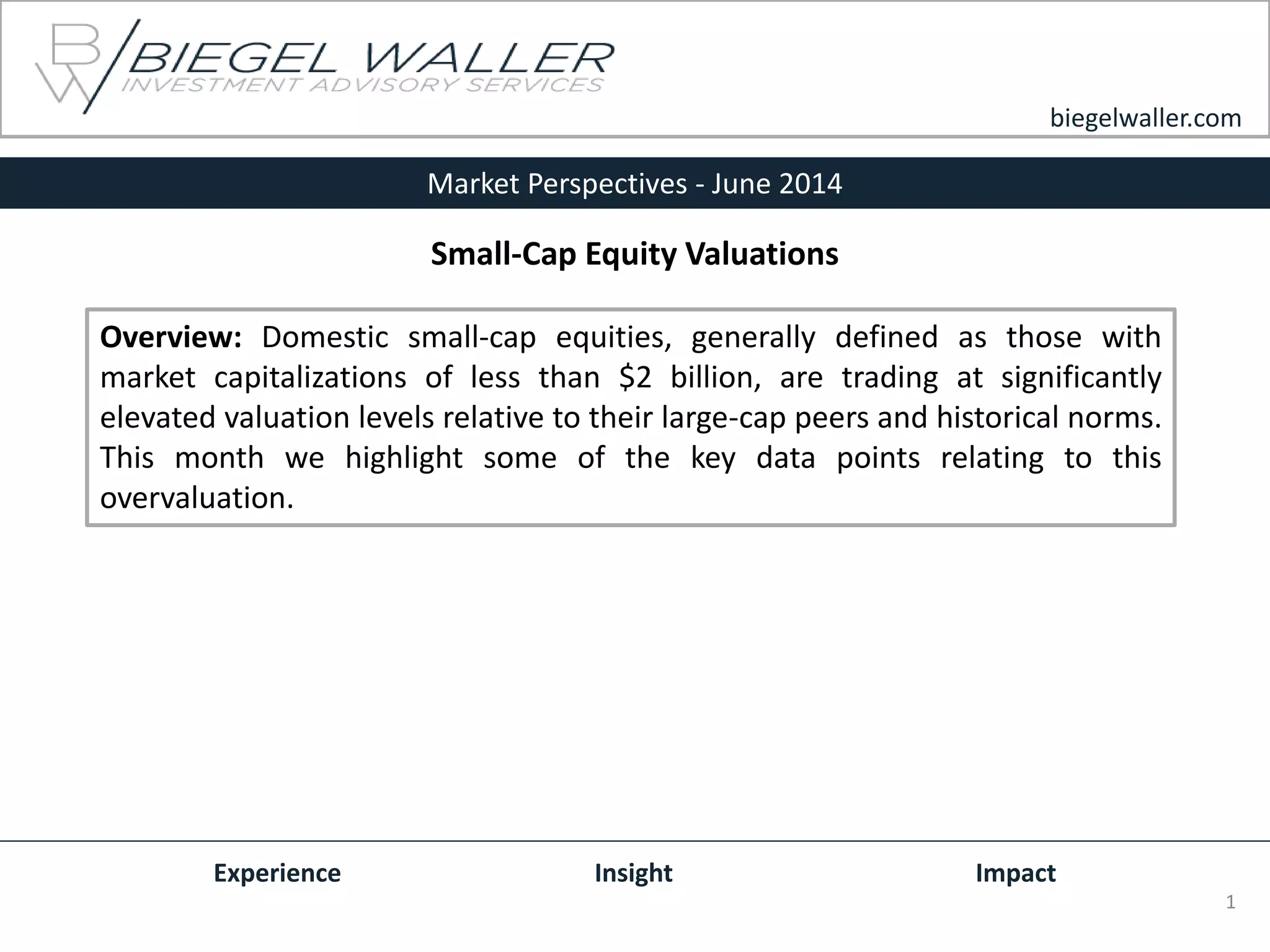 Market Perspectives June 2014 | PPT