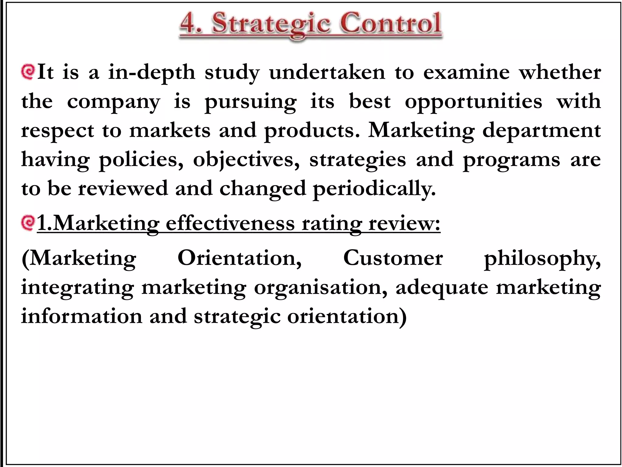 Market Control ppt | PPTX