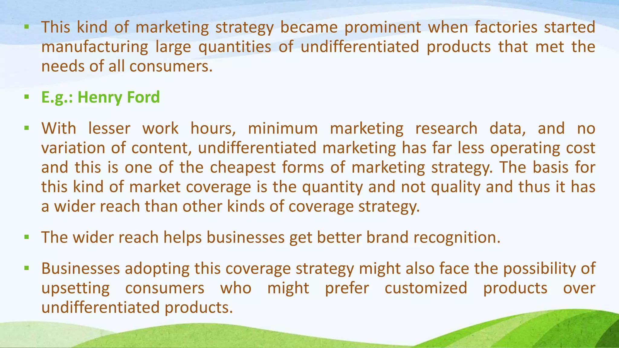 Market coverage strategy | PPTX