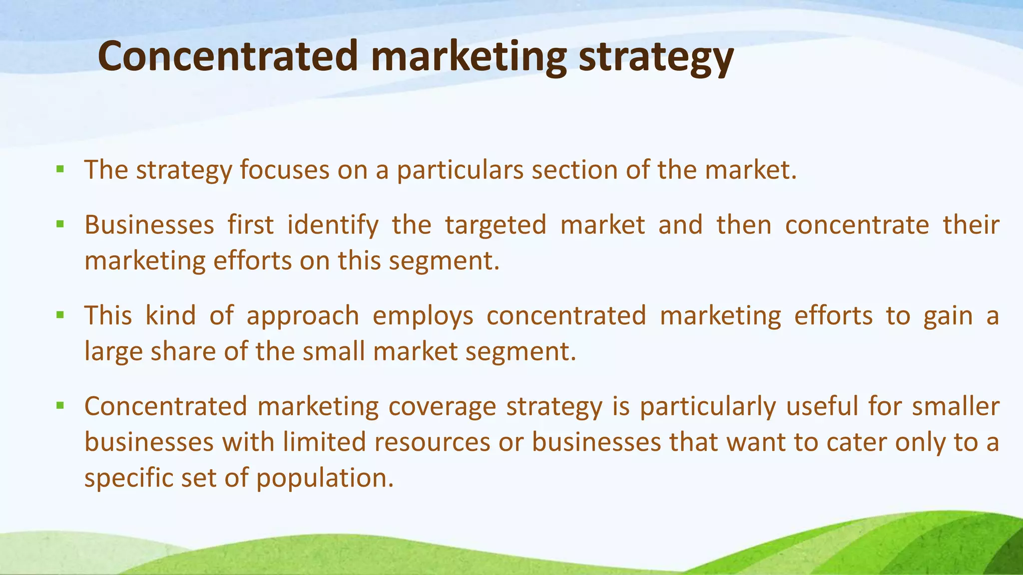 Market coverage strategy | PPTX