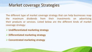 Market coverage strategy | PPTX