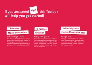 Market Creation Toolbox | PDF