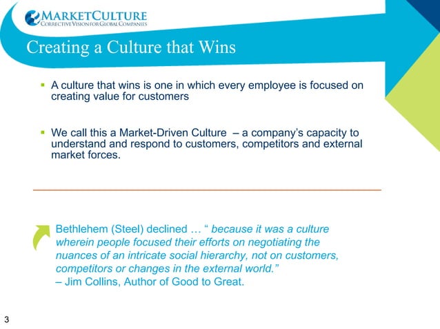 Market culture transformation model | PPT