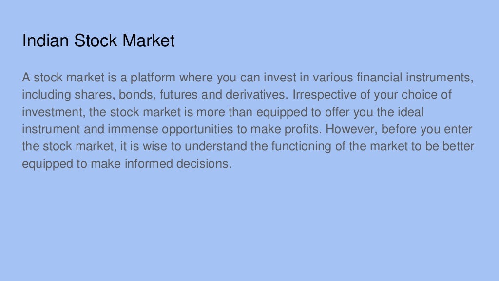 Indian Stock Market - Share Market Indices Today, Live BSE | PPT