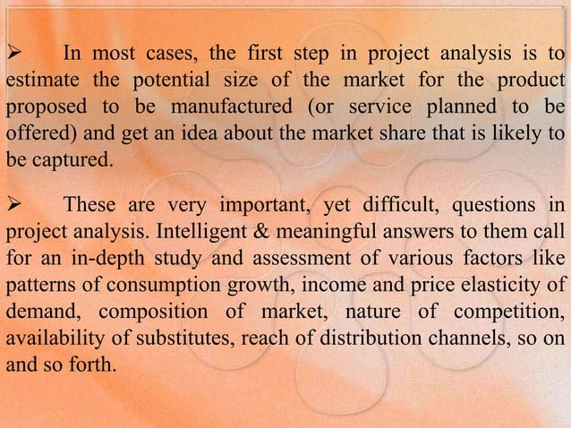 Market & demand analysis | PPTX