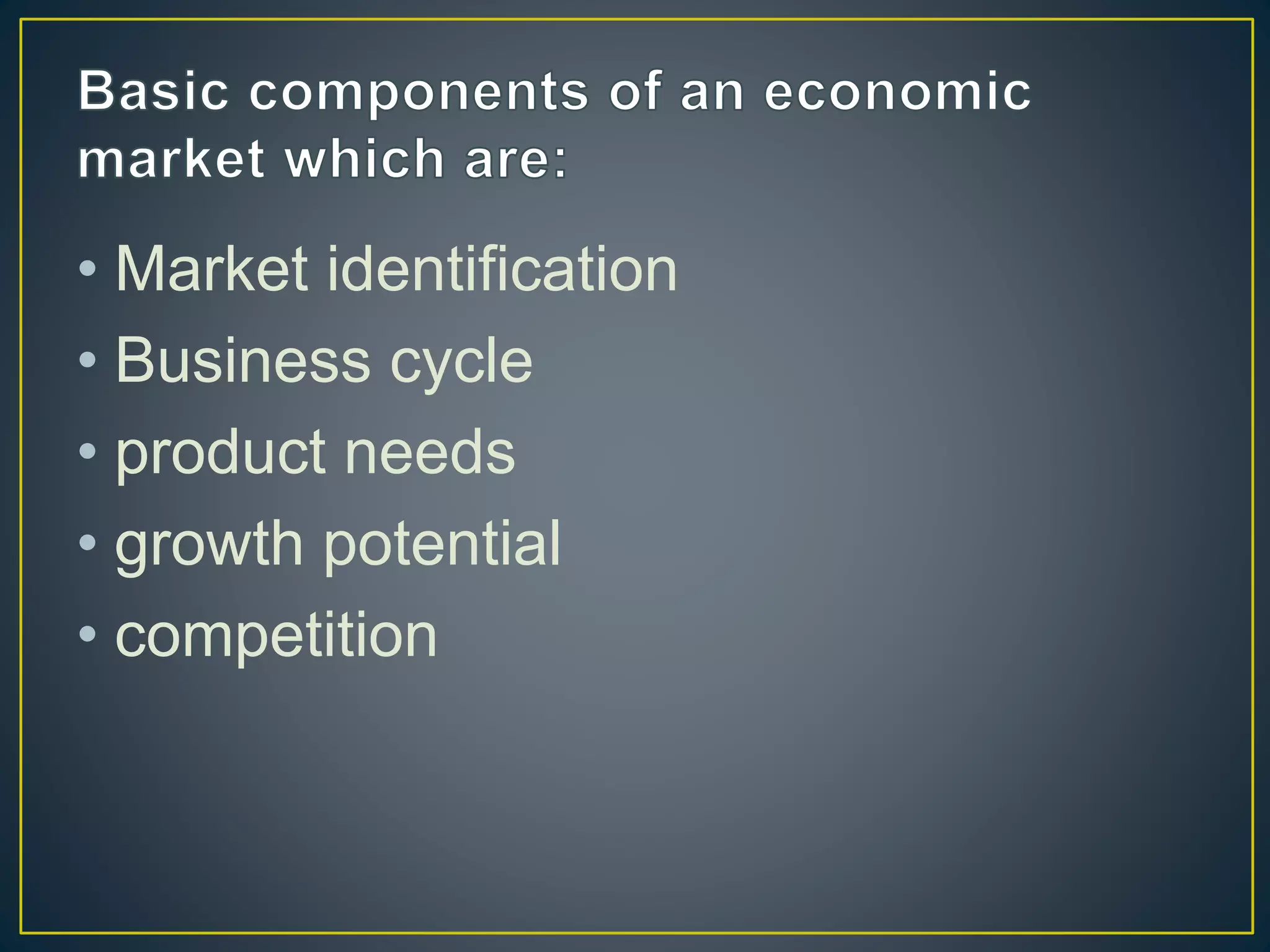 Market demand analysis | PPTX
