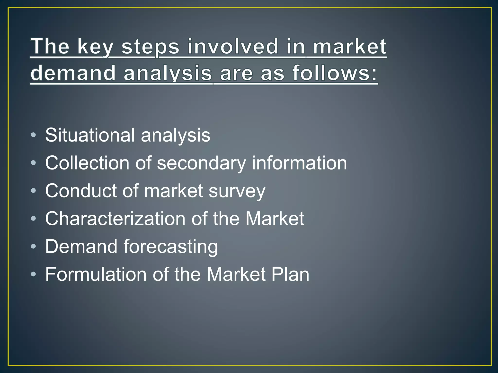 Market demand analysis | PPTX