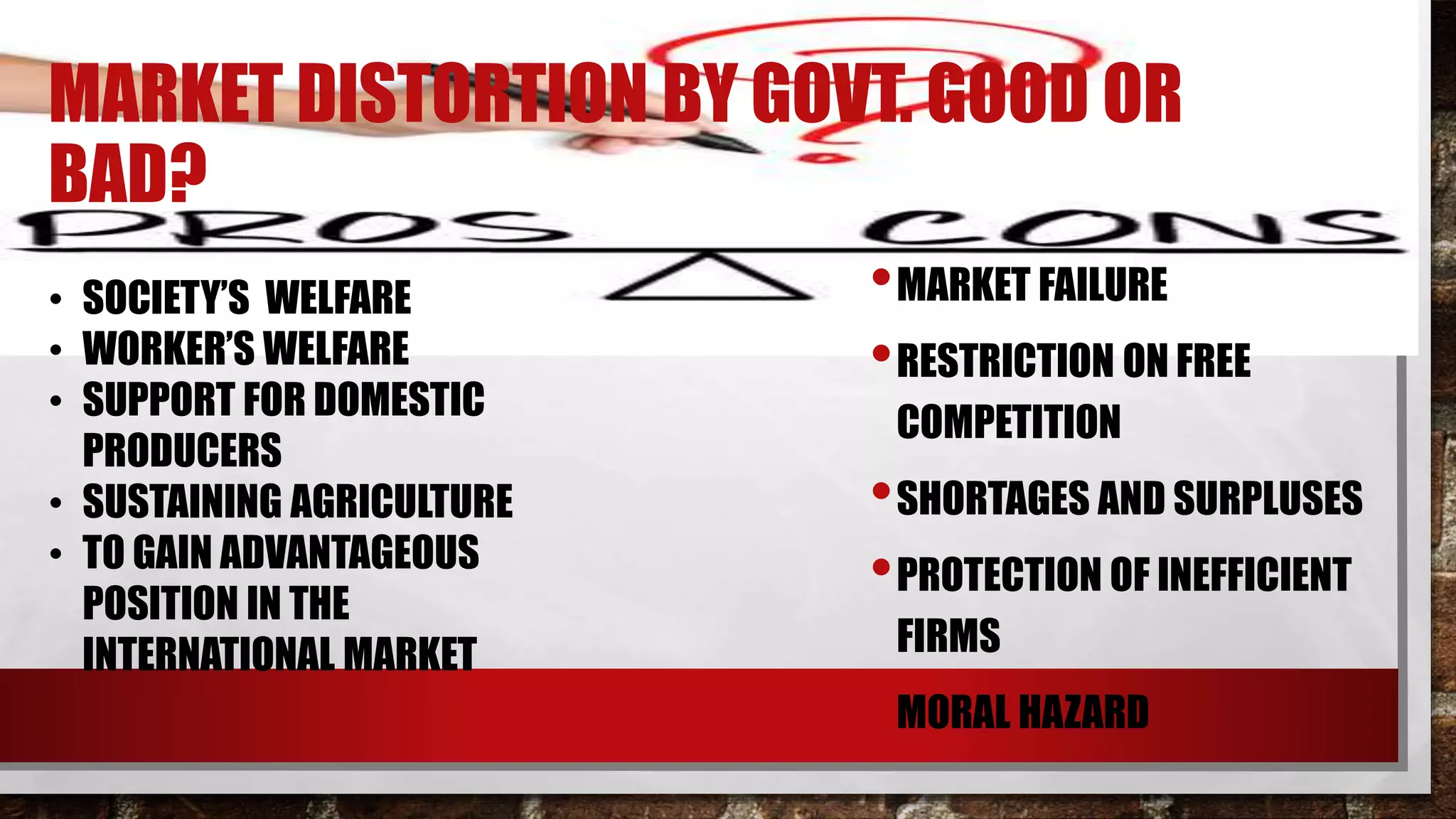 Market distortion | PPT