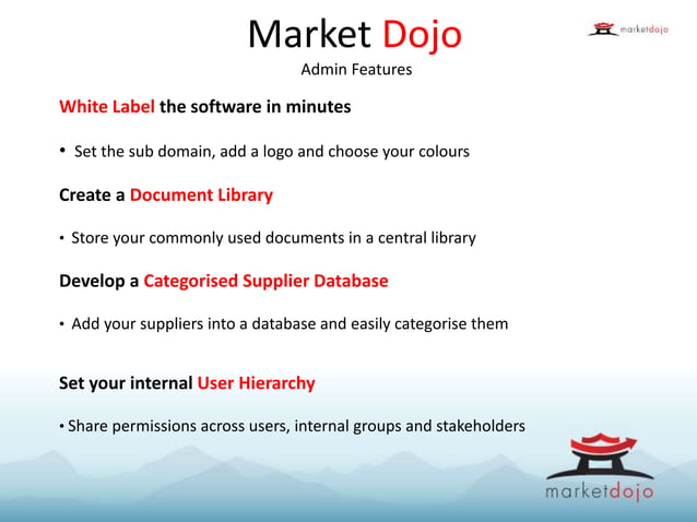 Market Dojo - An Overview | PPTX