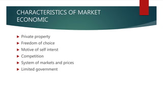 Market driven ecomomies | PPT