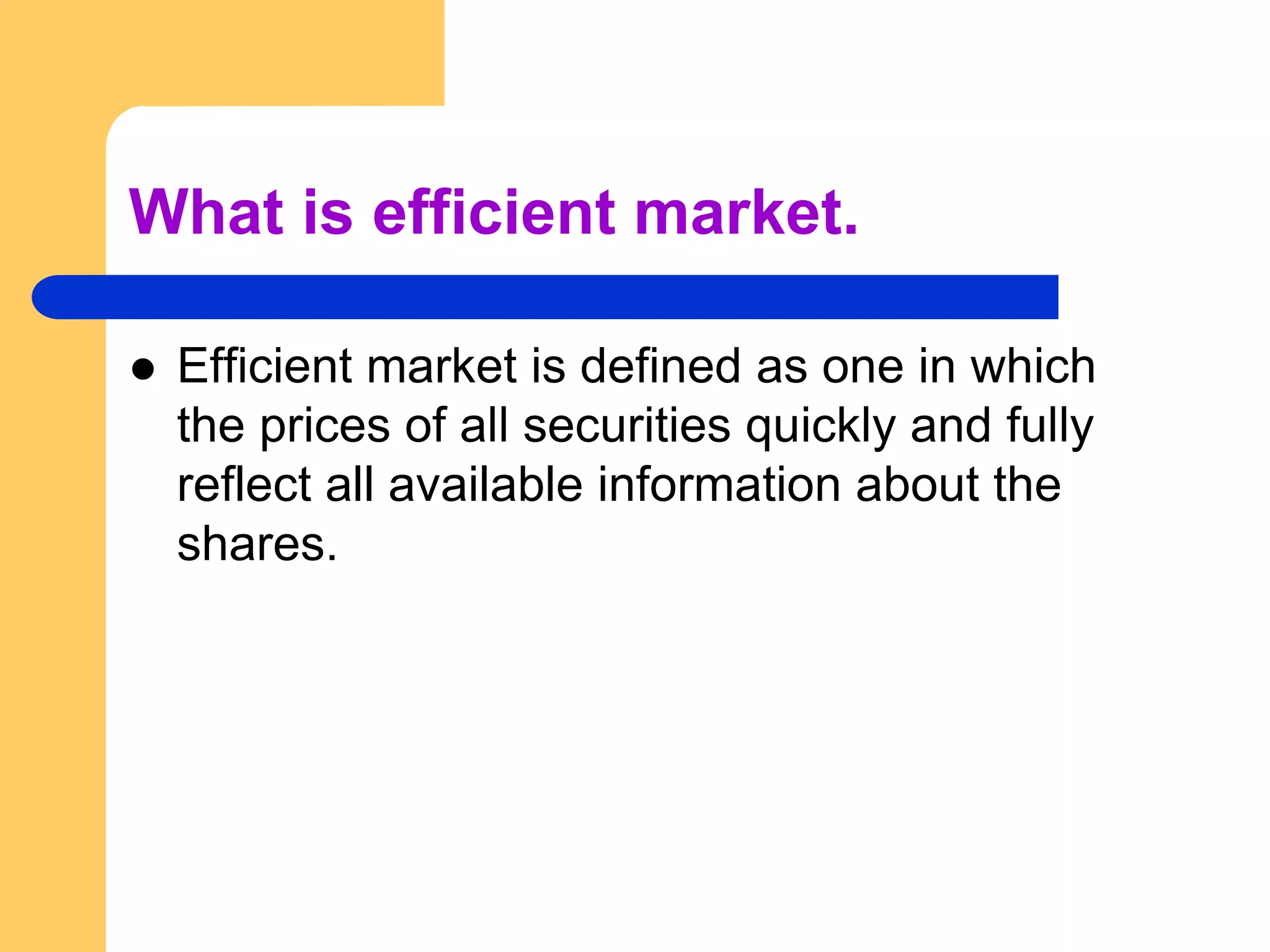 Market Efficiency.ppt