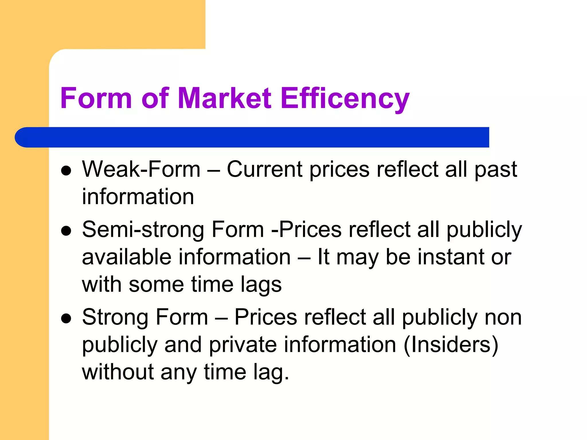Market Efficiency.ppt
